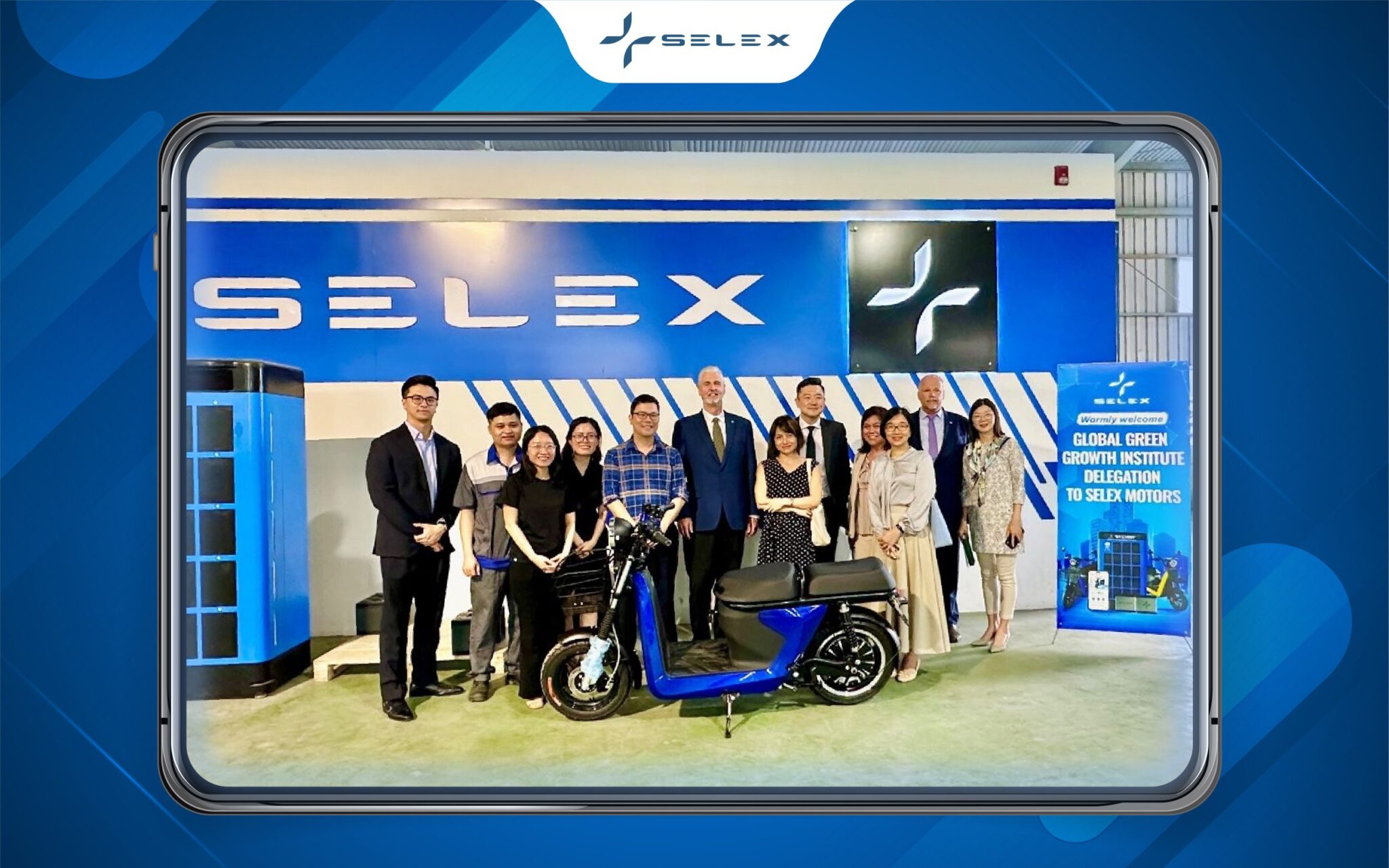 Đoàn GGGI đến thăm và làm việc tại nhà máy sản xuất Selex Motors - Selex Motors - Hệ sinh thái ...